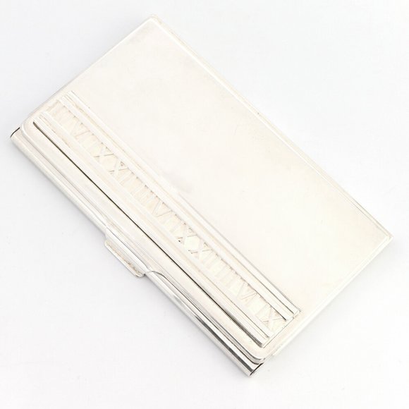 Tiffany & Co. | Accessories | Tiffany Card Case Atlas Silver Sv ...